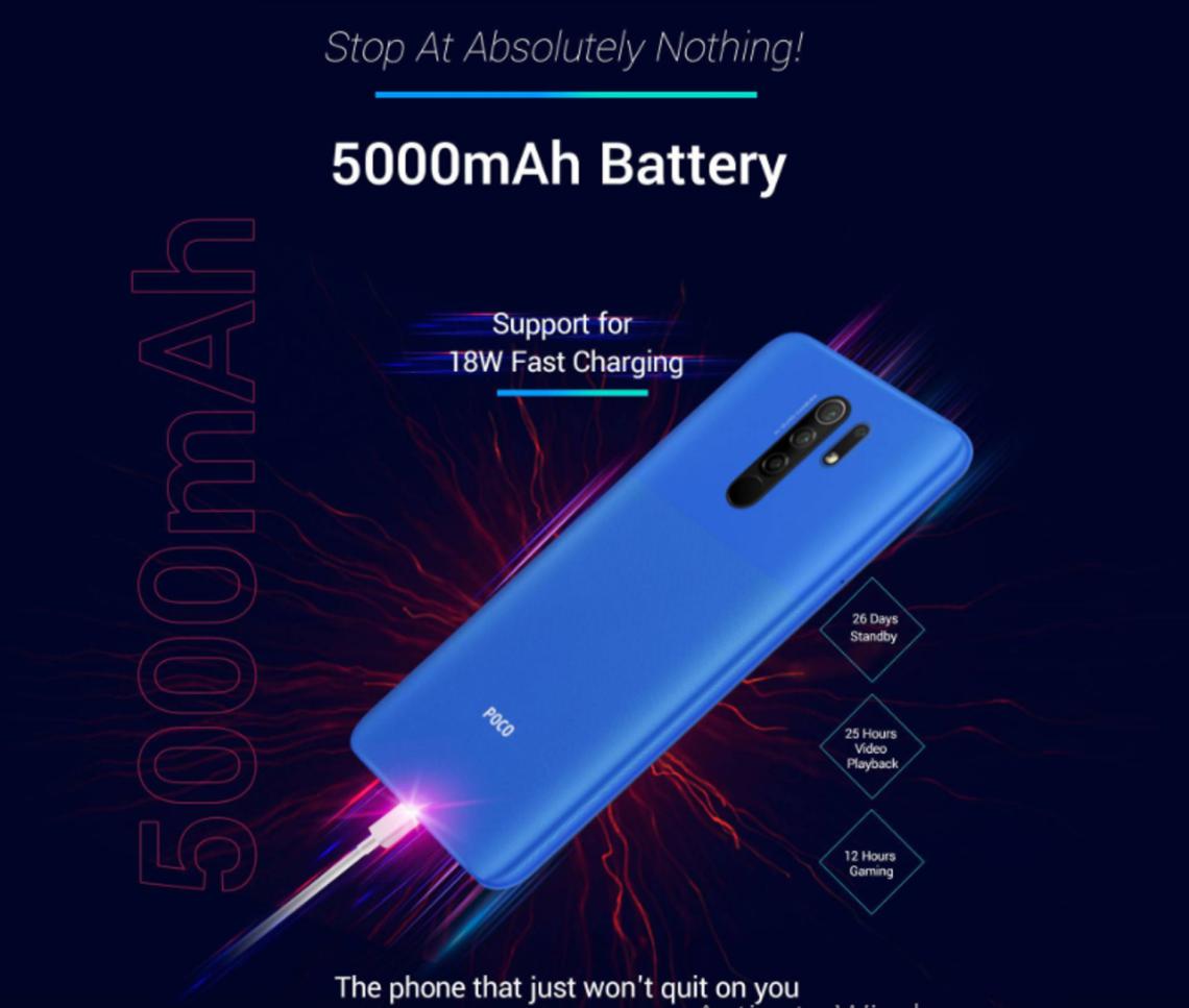 Poco M2 Mobile Phone (6Gb, 128Gb) Slate Blue